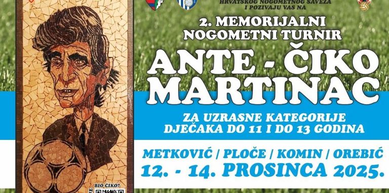 MEMORIJAL ANTE "ČIKO" MARTINAC: Metković, Ploče, Komin i Orebić, 34 ...